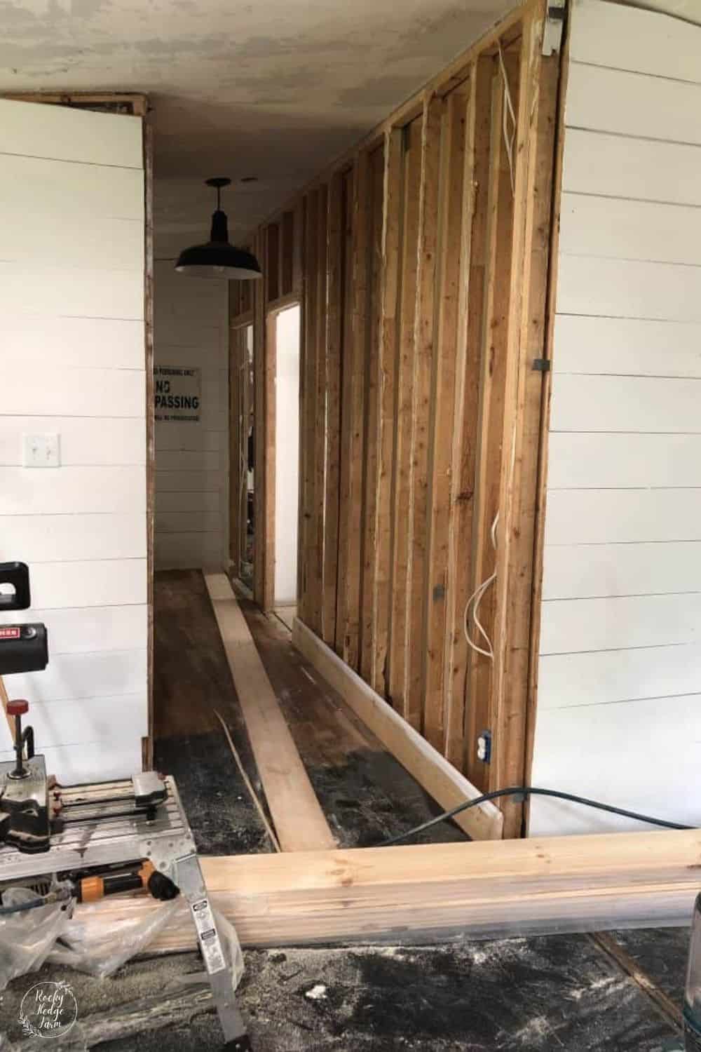 How to Install Shiplap - Rocky Hedge Farm