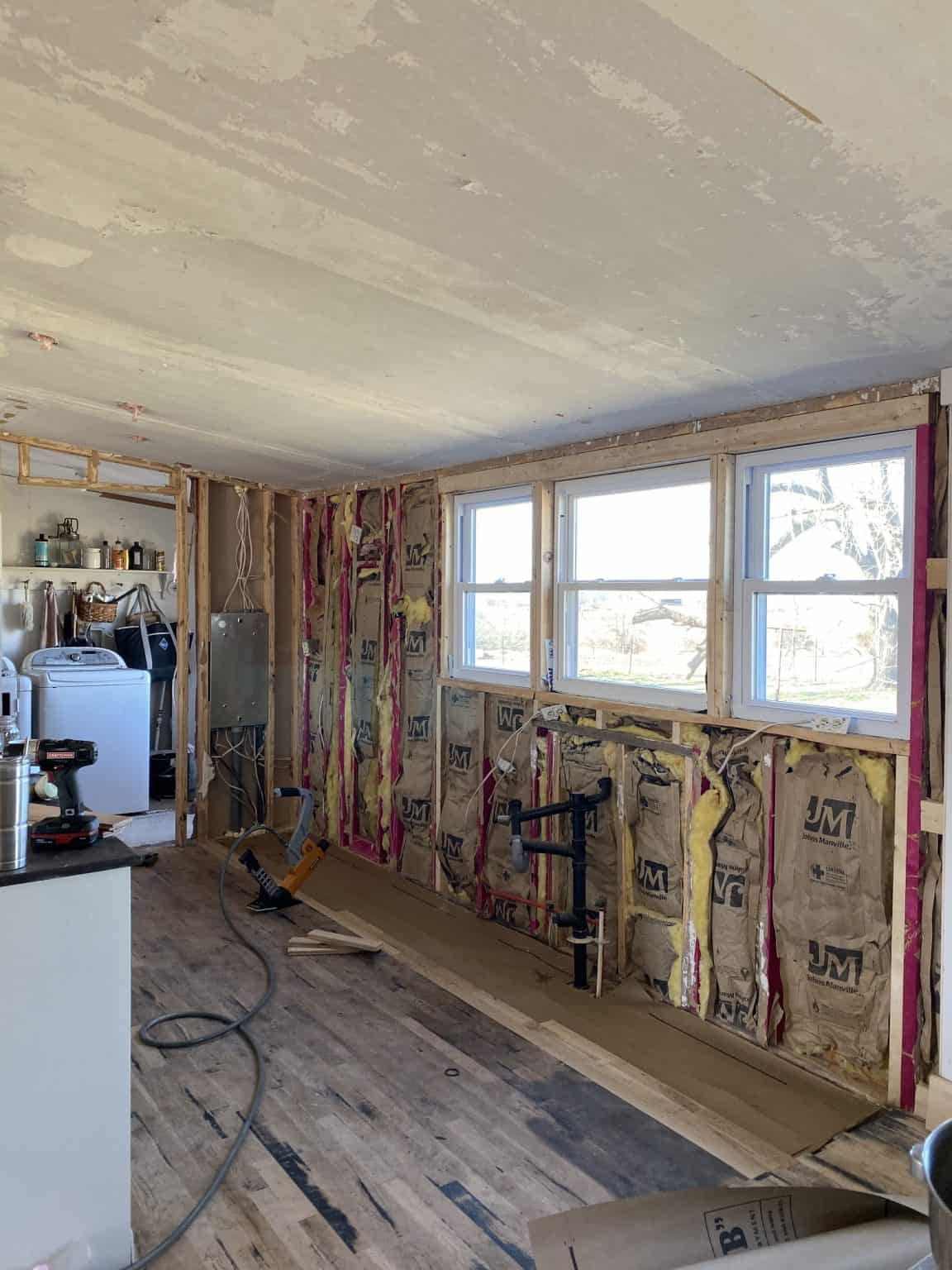 Double Wide Manufactured Home Kitchen Remodel - New Windows - Rocky ...