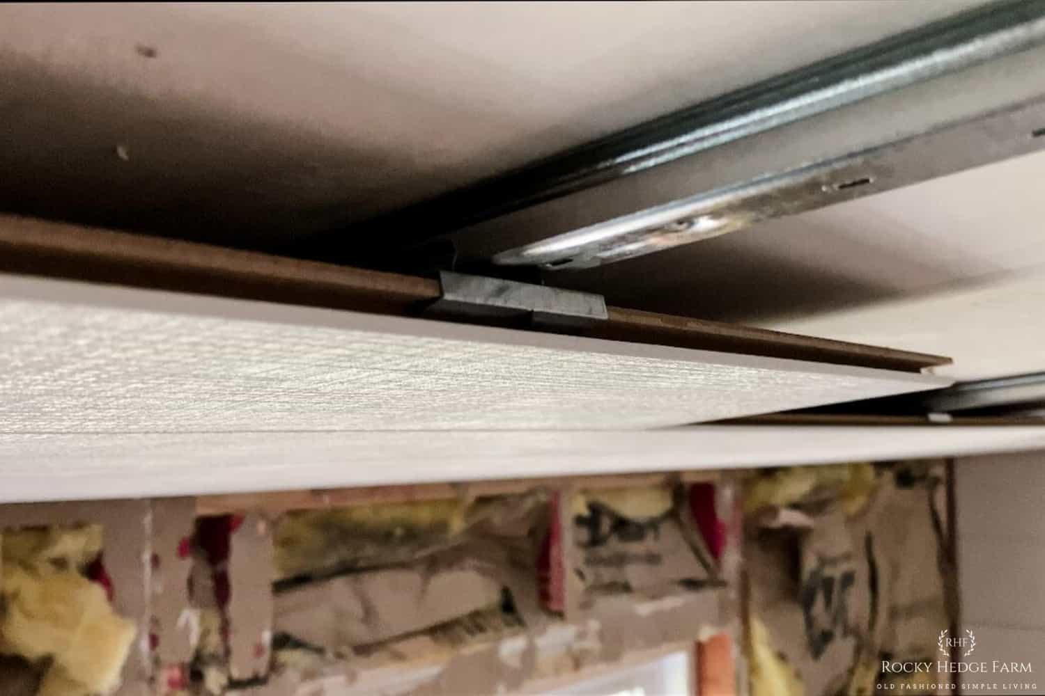 How to Cover a Popcorn Ceiling Without Removing It - Rocky Hedge Farm