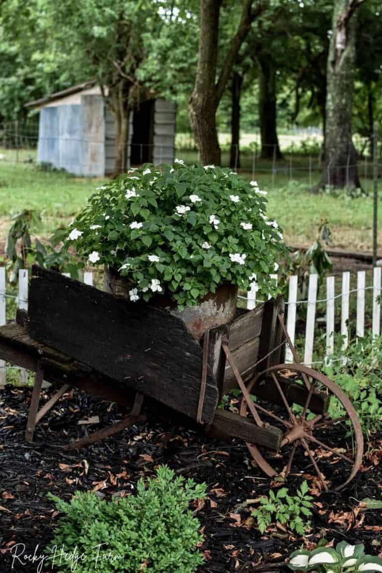 Rustic Garden Decor Ideas and Design - Rocky Hedge Farm