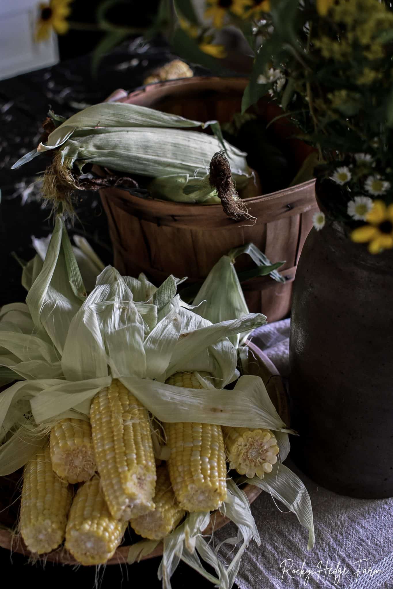 Grilled Corn on the Cob Recipe (With Husks) - Rocky Hedge Farm