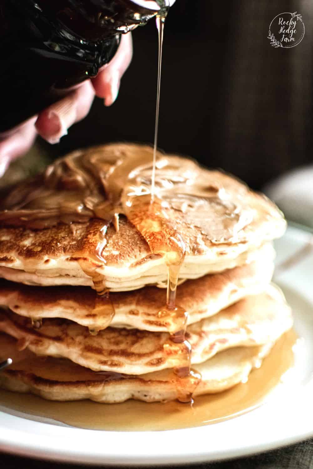 Simple Homemade Pancake Syrup Recipe - Rocky Hedge Farm