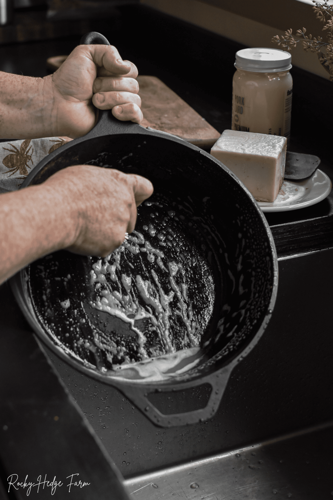 How to Cook a Steak in a Cast Iron Skillet with Butter - Rocky Hedge Farm