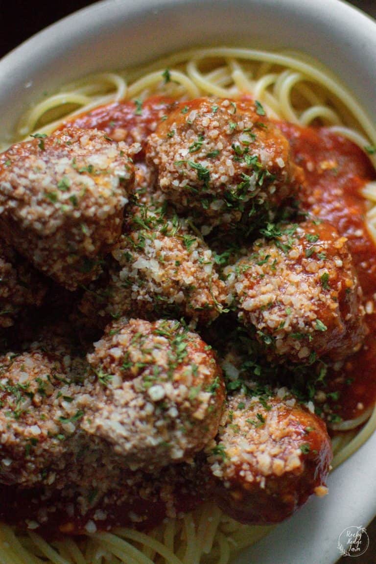 Easy Homemade No Meat Spaghetti Sauce - Rocky Hedge Farm