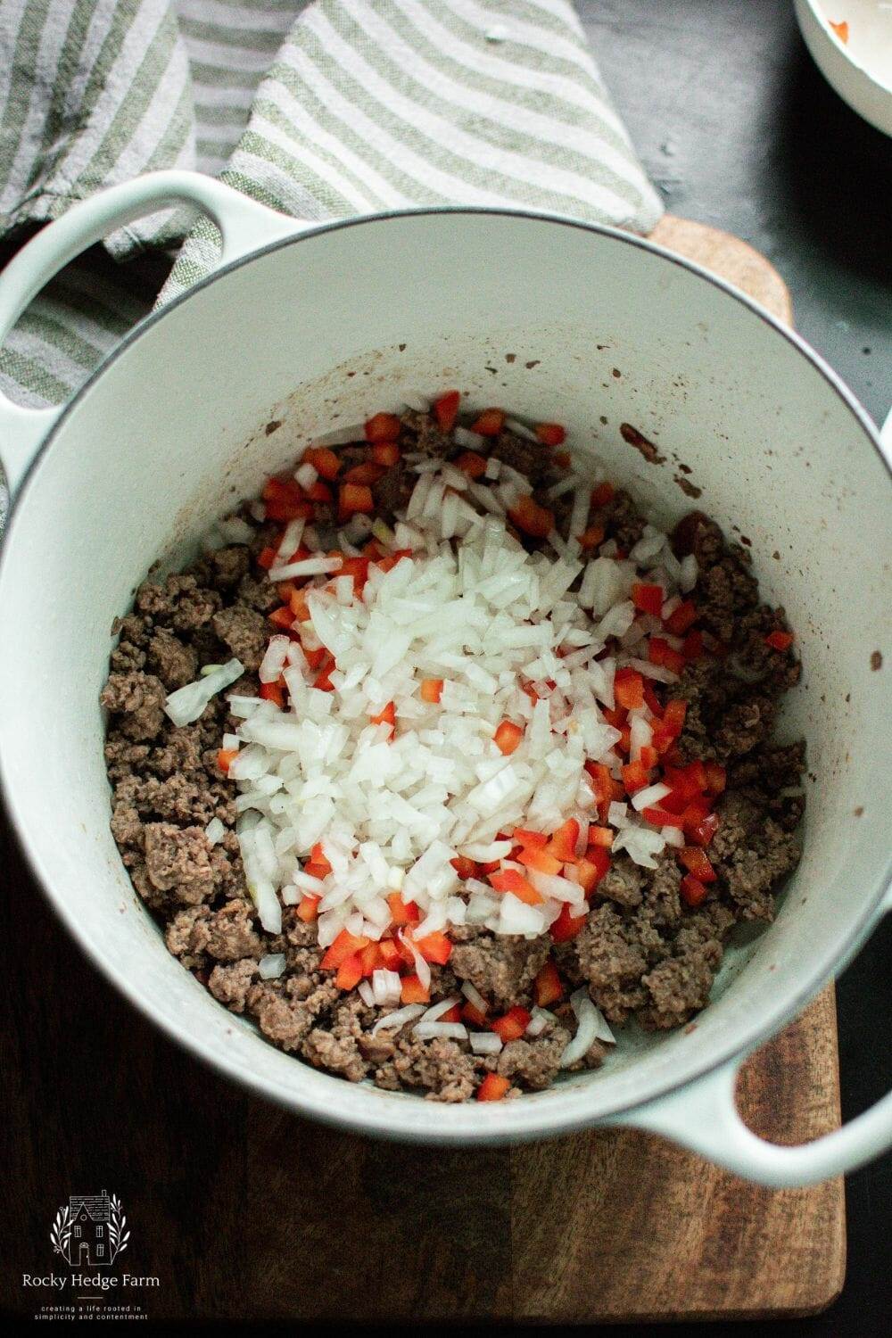 Dutch Oven Cowboy Beans Recipe With Hamburger - Rocky Hedge Farm