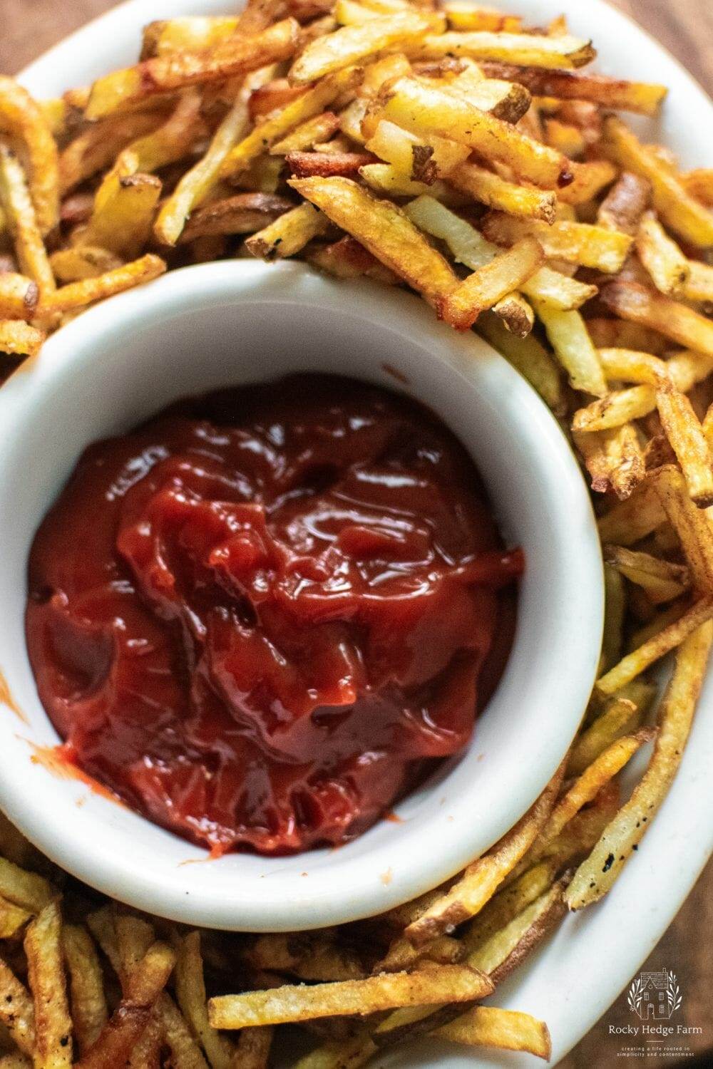 Homemade French Fries in Cast Iron Skillet - Rocky Hedge Farm