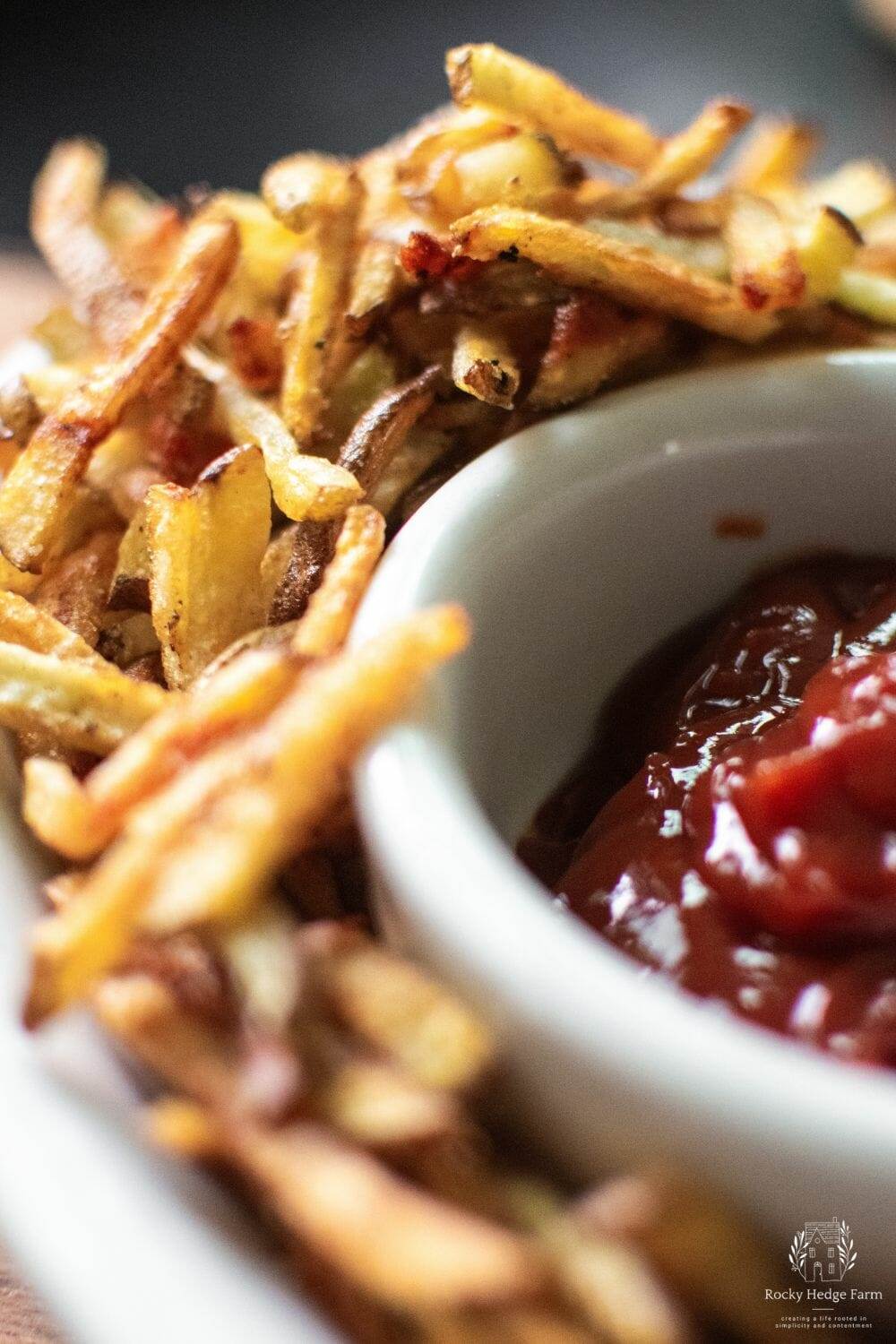 Homemade French Fries in Cast Iron Skillet - Rocky Hedge Farm