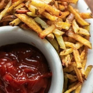 Homemade French Fries in Cast Iron Skillet - Rocky Hedge Farm