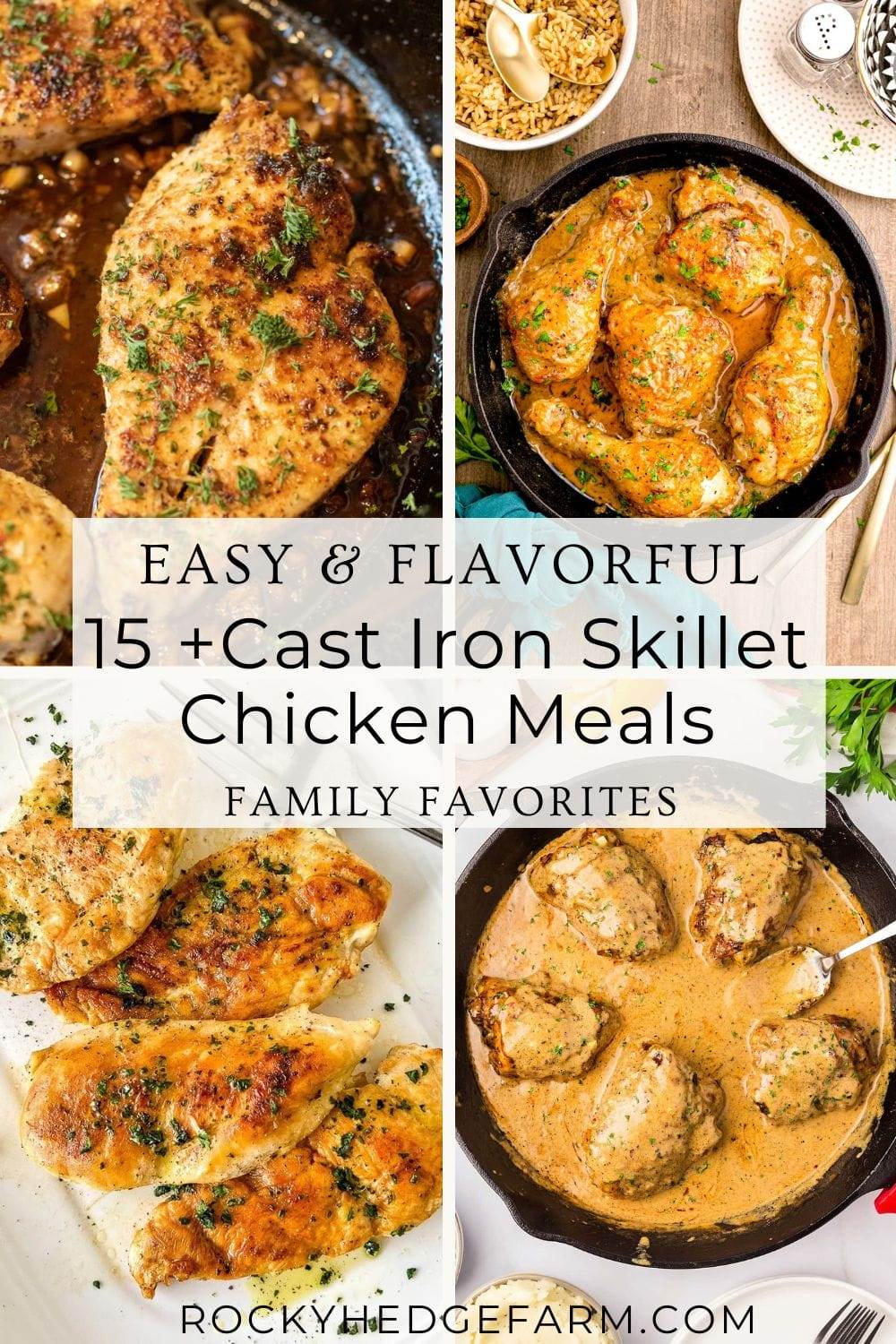 15 Must Try Chicken Recipes for Your Cast Iron Skillet - Rocky Hedge Farm