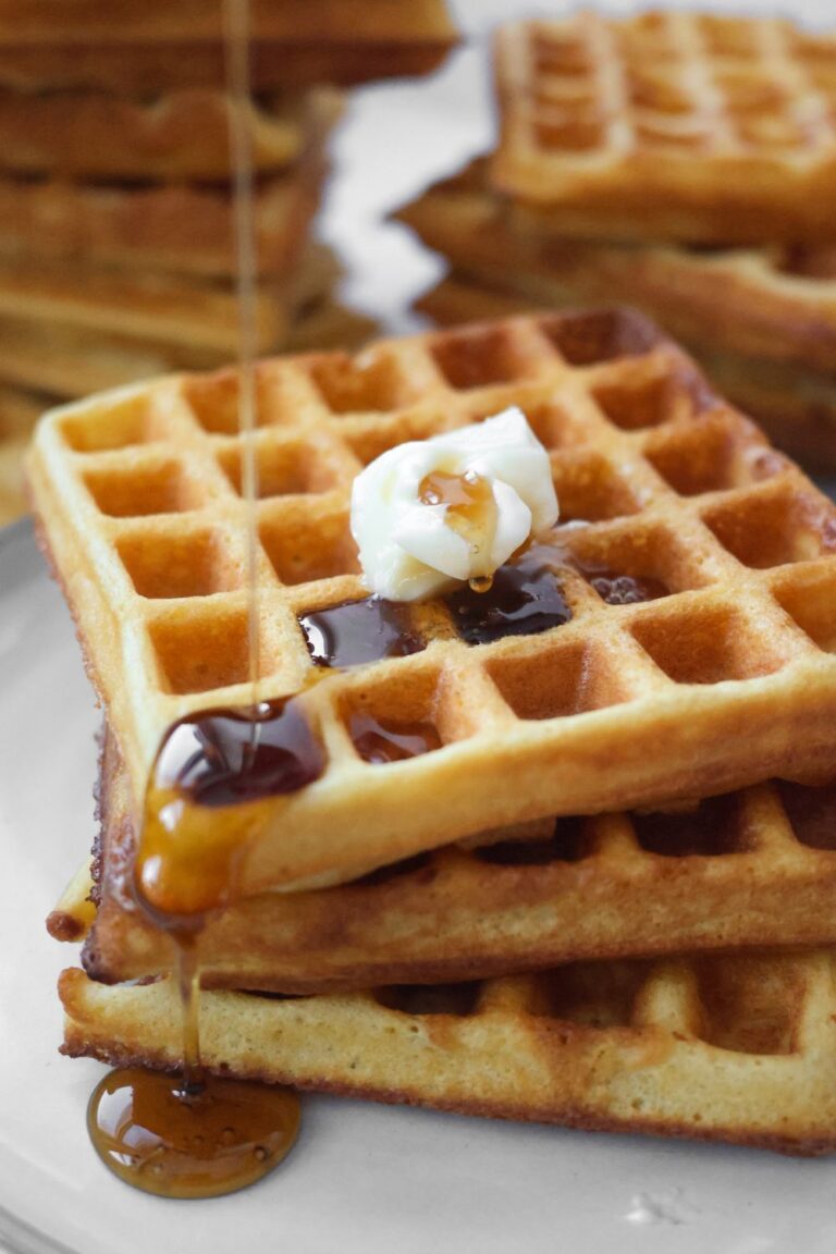 Homemade Waffle Batter Recipe for Perfectly Crisp and Fluffy Waffles ...