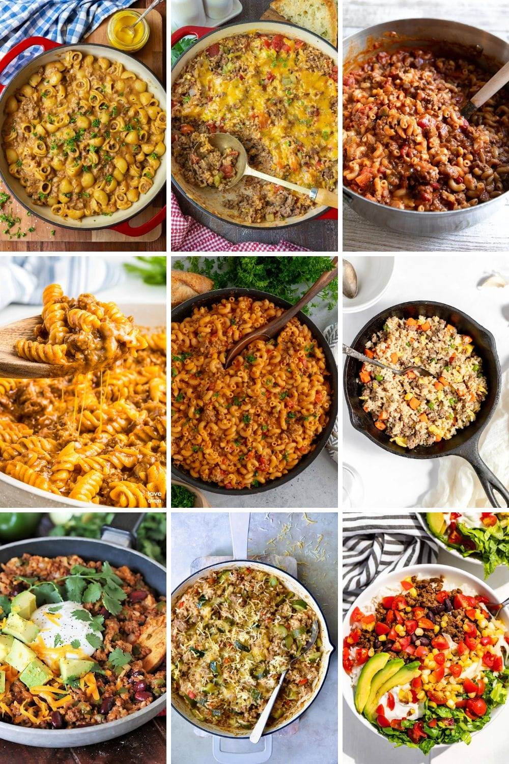 12 + Ground Beef Skillet Recipes for Easy Weeknight Dinners - Rocky ...