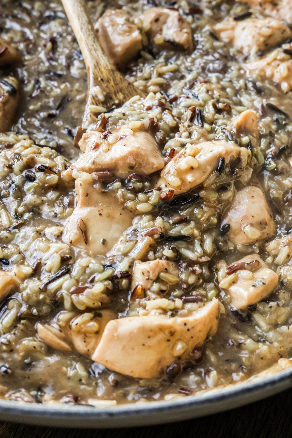 Easy Chicken and Wild Rice Skillet - Rocky Hedge Farm