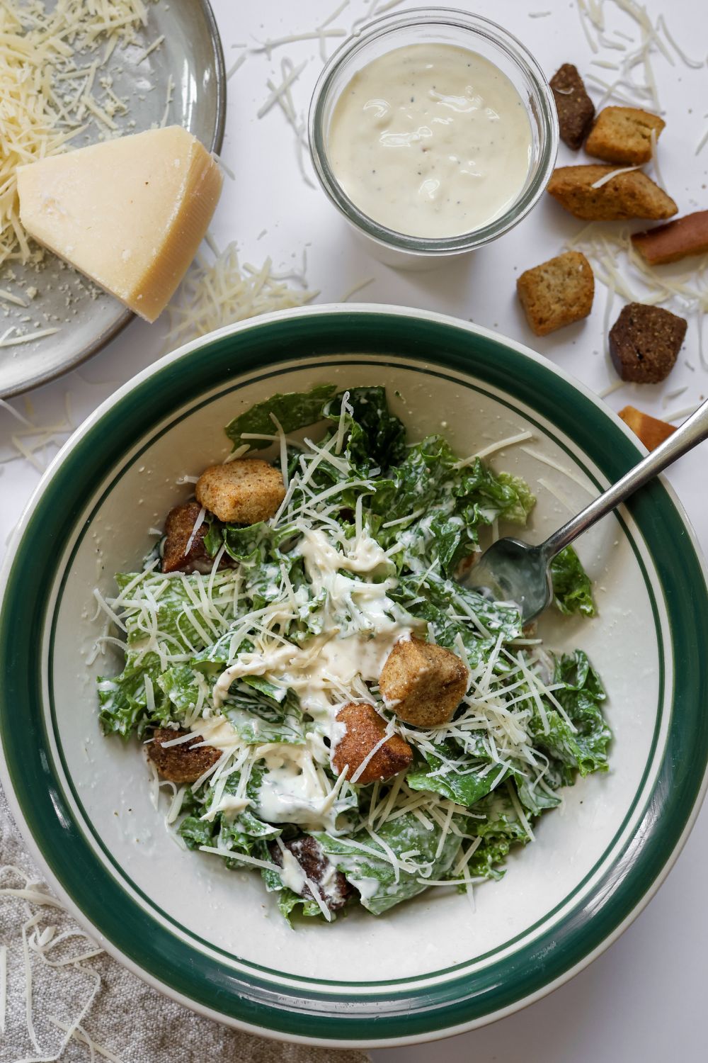 Easy Homemade Caesar Salad Recipe - Rocky Hedge Farm